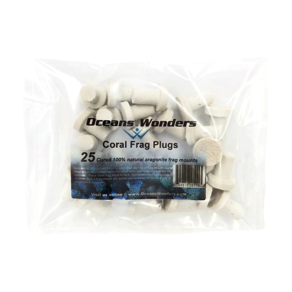Small Coral Frag Plugs | New Dawn Aquaculture